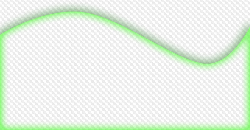 Abstract Emerald wavy lines psd with transparent background for design ...