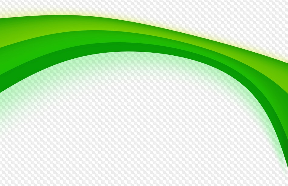 Abstract Emerald wavy lines psd with transparent background for design ...