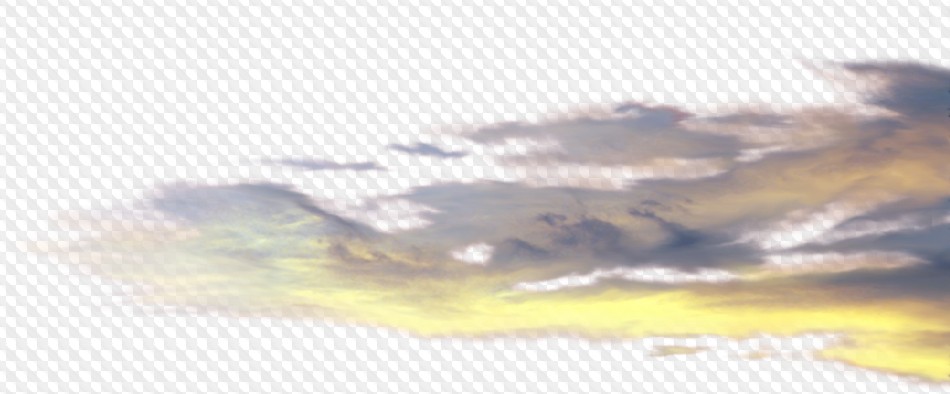 PSD, 9 PNG, morning sky with clouds and sun, sunrise over hill on ...