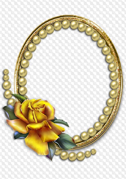PSD, 8 PNG, Pearls and flowers, clipart frames with transparent background