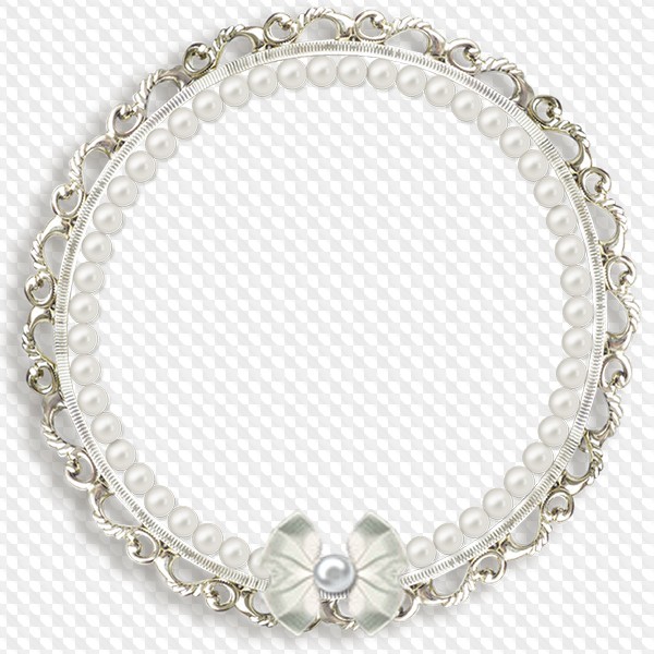 PSD, 8 PNG, Pearls and flowers, clipart frames with transparent background