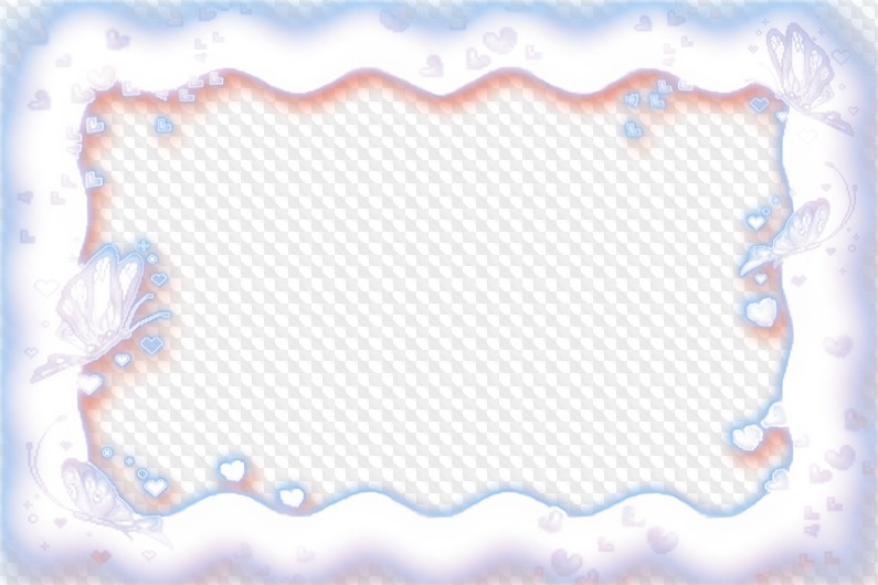 PSD, 45 PNG, White frames, overlays, png with transparent background