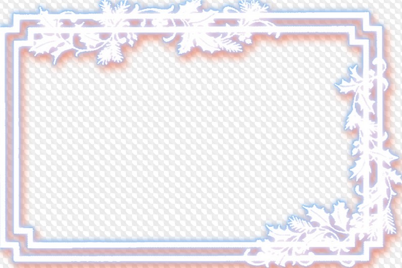 PSD, 45 PNG, White frames, overlays, png with transparent background