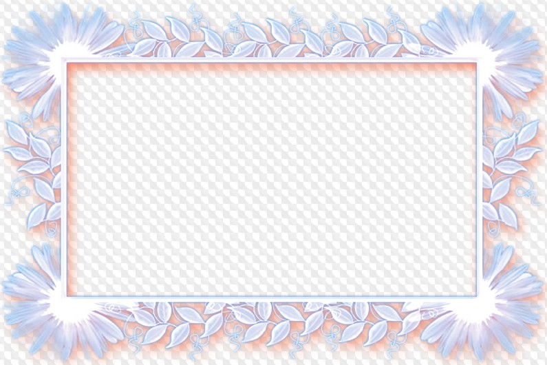 PSD, 45 PNG, White frames, overlays, png with transparent background