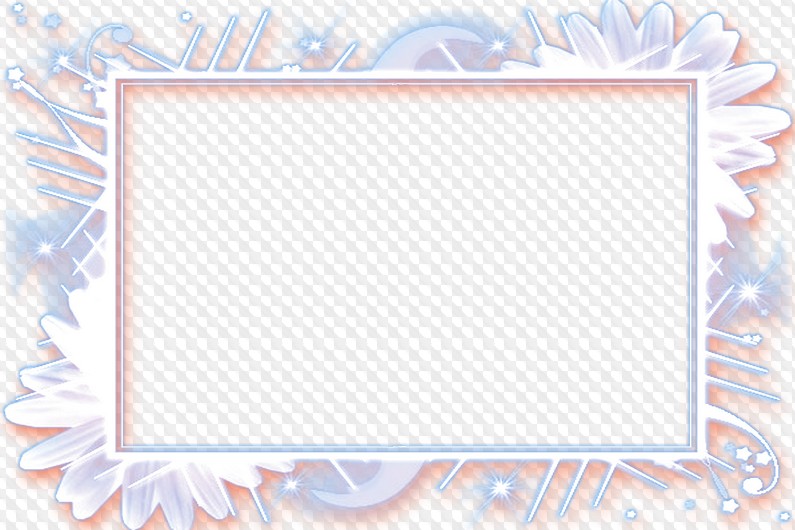 PSD, 45 PNG, White frames, overlays, png with transparent background