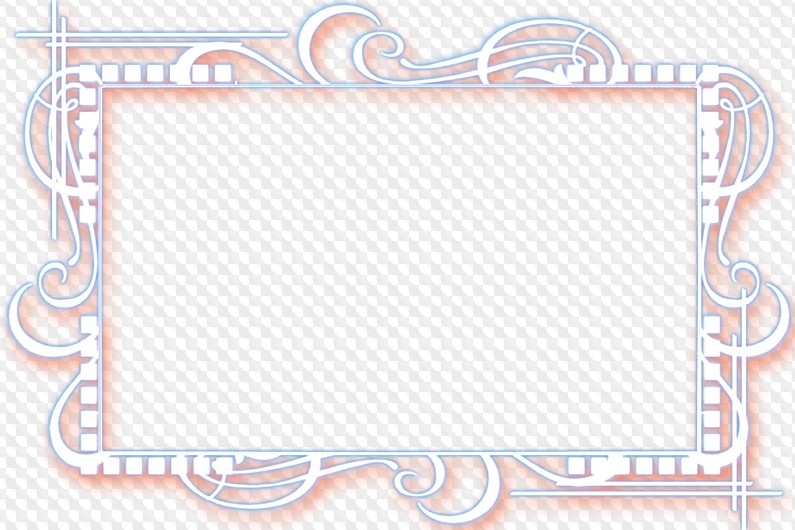 PSD, 45 PNG, White frames, overlays, png with transparent background