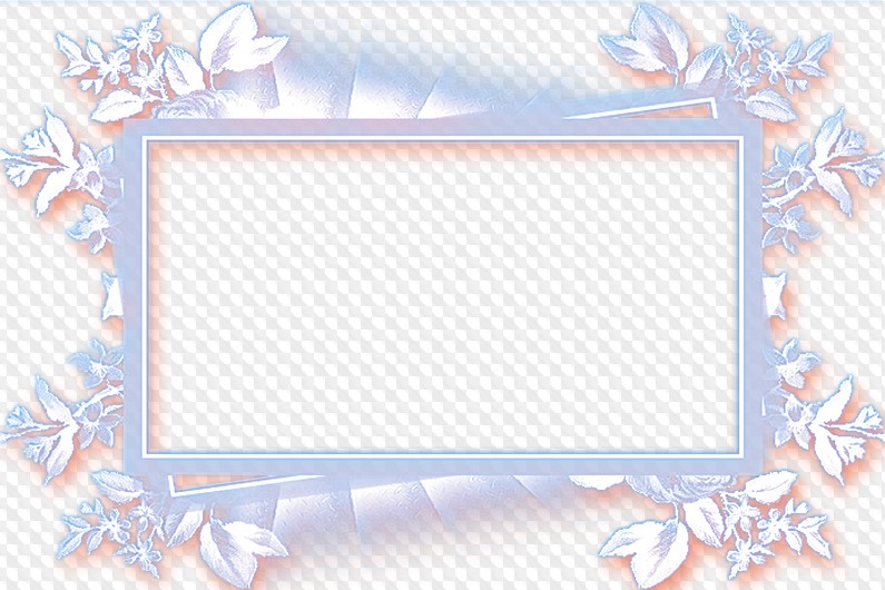 PSD, 45 PNG, White frames, overlays, png with transparent background