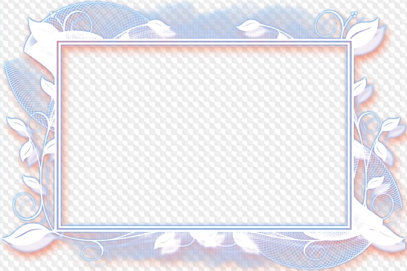 PSD, 45 PNG, White frames, overlays, png with transparent background