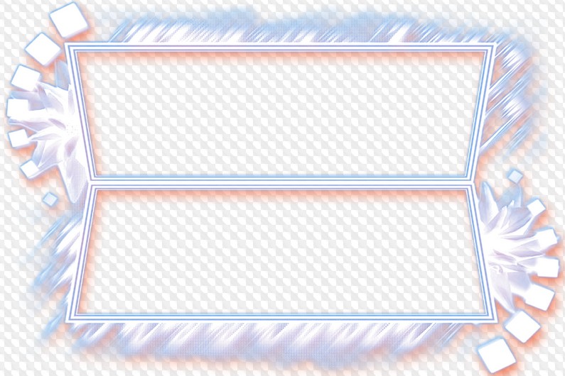 PSD, 45 PNG, White frames, overlays, png with transparent background