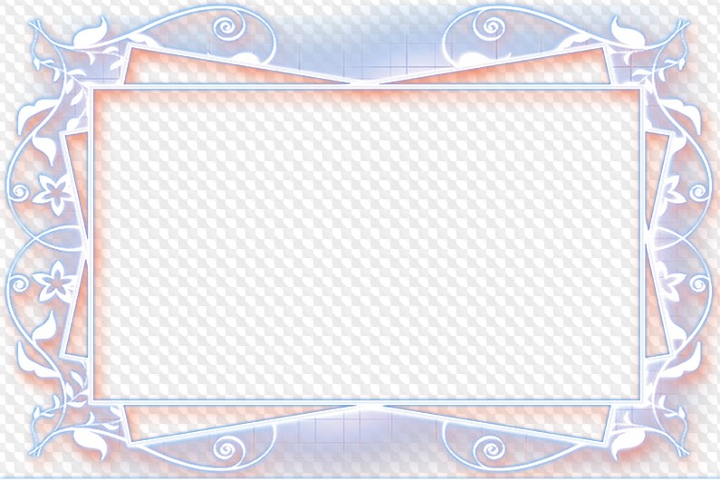 PSD, 45 PNG, White frames, overlays, png with transparent background