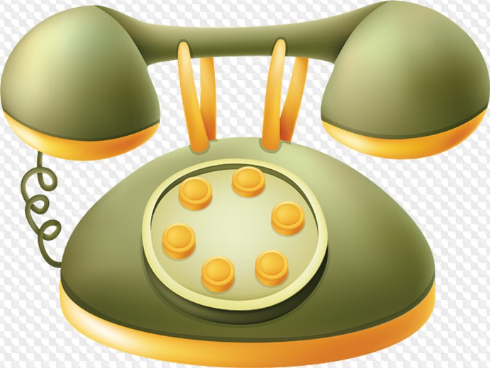 PSD, 15 PNG, Retro phones, old phones on a transparent background