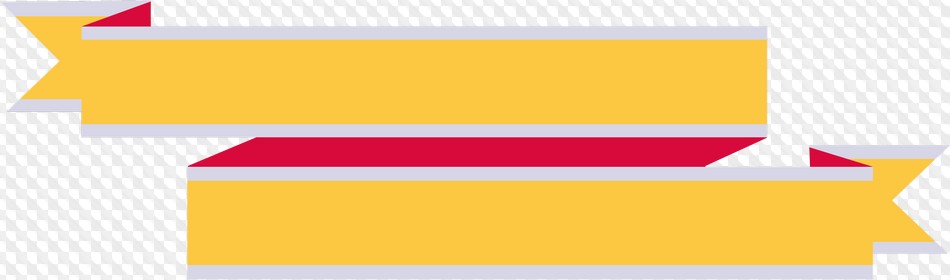 Colored and multi colored banners and ribbons on transparent background ...