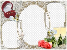 Wedding photoshop frame psd download. Transparent PNG Frame, PSD ...