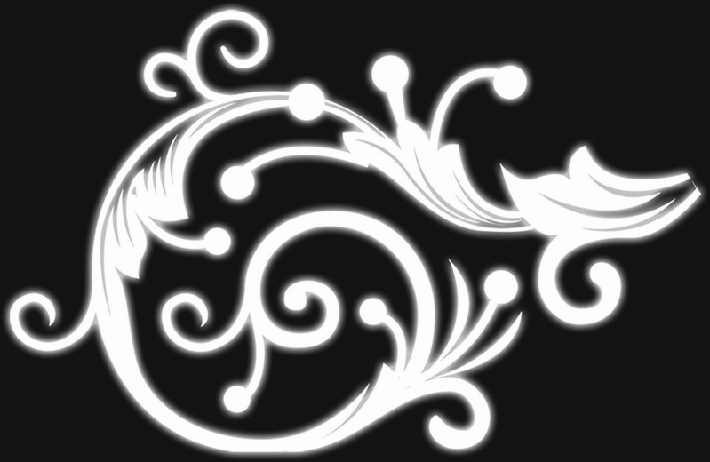 PSD, 58 PNG, White design elements on transparent background