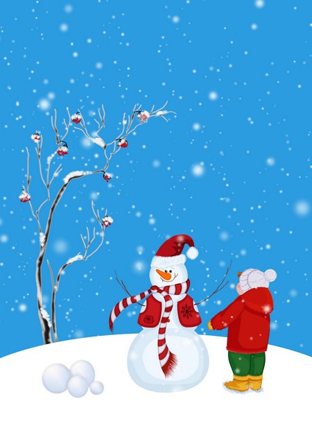 Children in winter sledding, ice skating, skiing, children playing ...