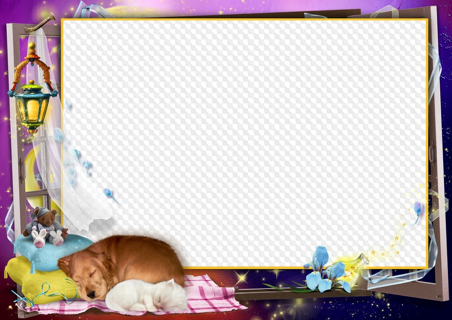 Children's photo frame - Sweet dream baby ( free photo frame psd + 5 ...