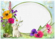 Summer Photo frame psd template free download. Transparent PNG Frame ...