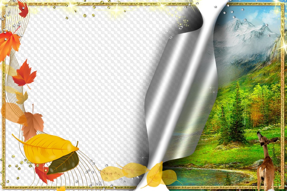 Collection of frames for Photoshop - Autumn time