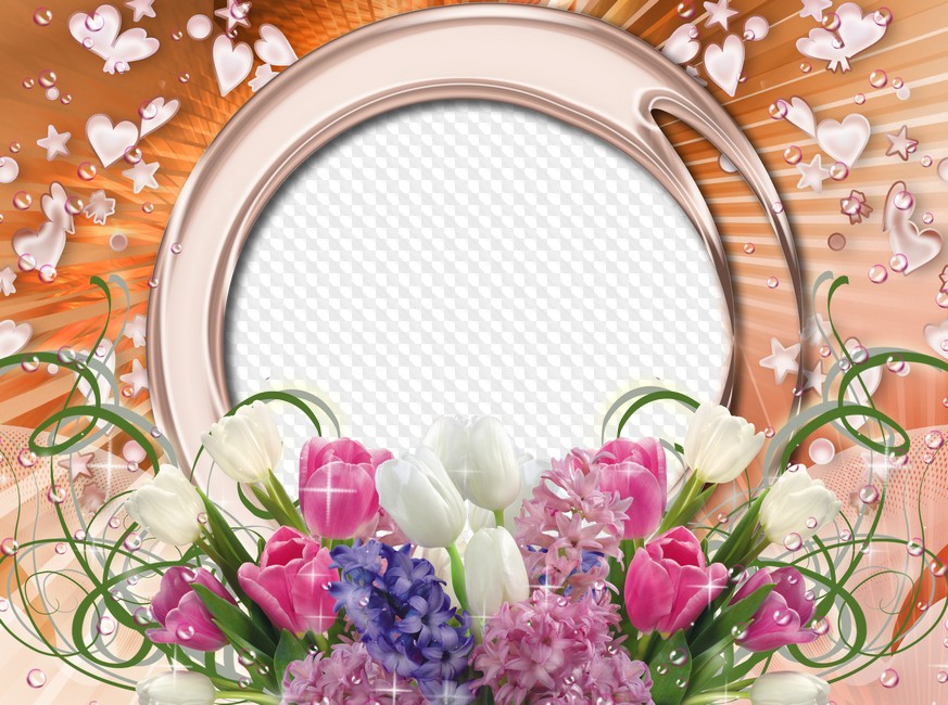 PNG Frames for Photoshop - Flower Cascade ( free 20 photo frames png ...