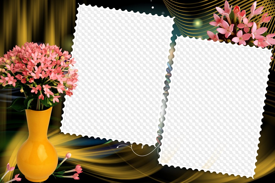 PNG Frames for Photoshop - Flower Cascade ( free 20 photo frames png ...
