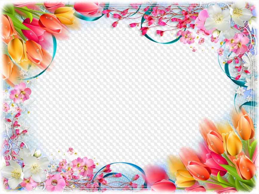 Spring photo frames png - Blossoming spring ( free 6 photo frames png ...