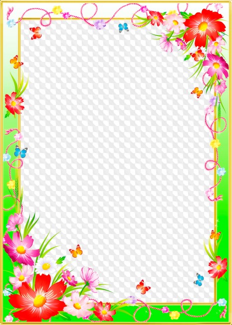 Frames for Photoshop - Flower Ball of all shades and colors