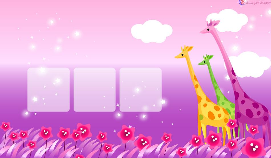 Collection of baby backgrounds for design