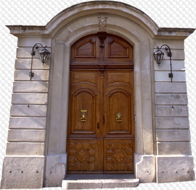 4 PSD Doors Clipart for Photoshop free download