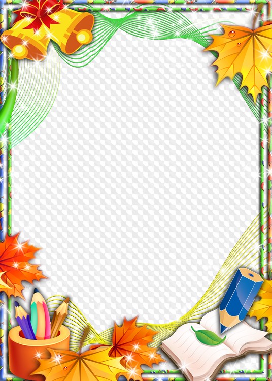 School frames for a photo