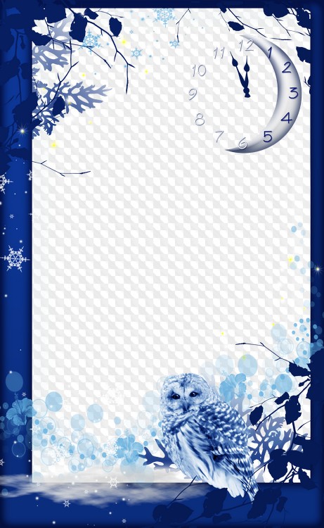 Frameworks for a photo «Night before...» free 3 psd frame download