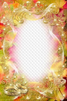 Wedding photo frame template ( frame psd png download )