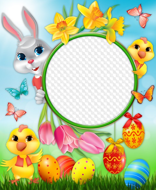 Children frame - Easter holiday