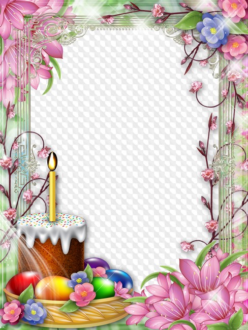 Children frame - Easter holiday