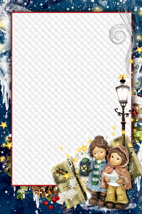 Child`s photo frame download - Christmas song
