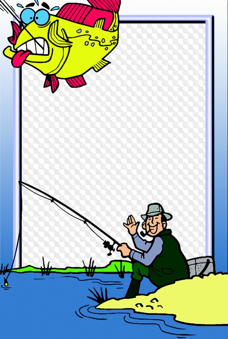 14 frames on the topic HUNTING and FISHING. Transparent PNG Frame, PSD ...