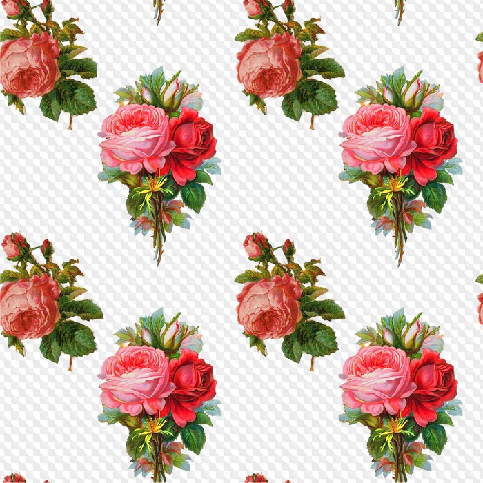 Patterns for photoshop - Vintage roses on a transparent background ...