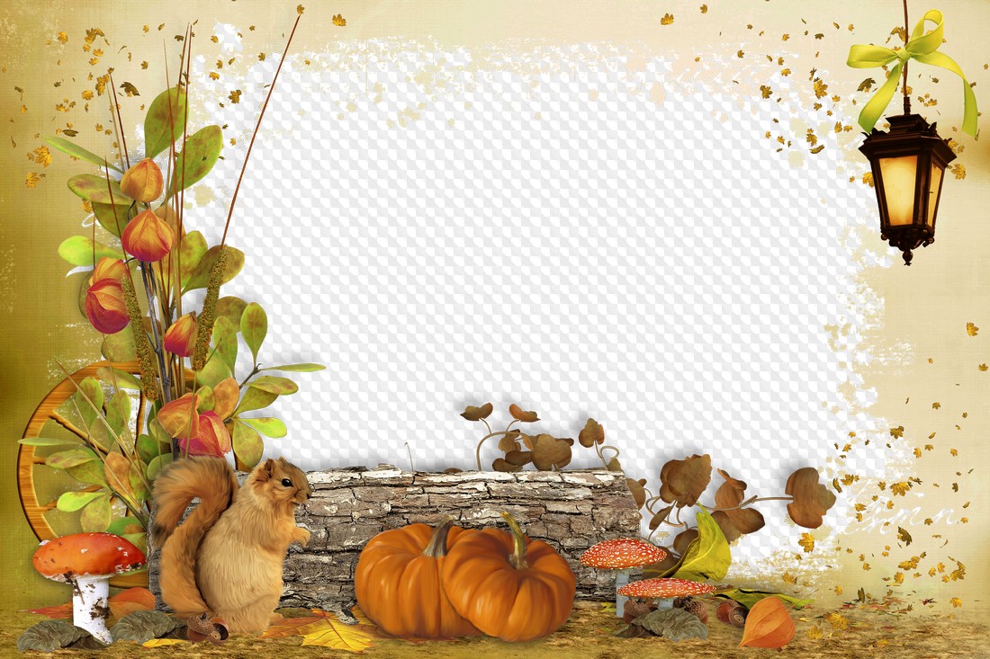 Set of frames for photo - Variety autumn