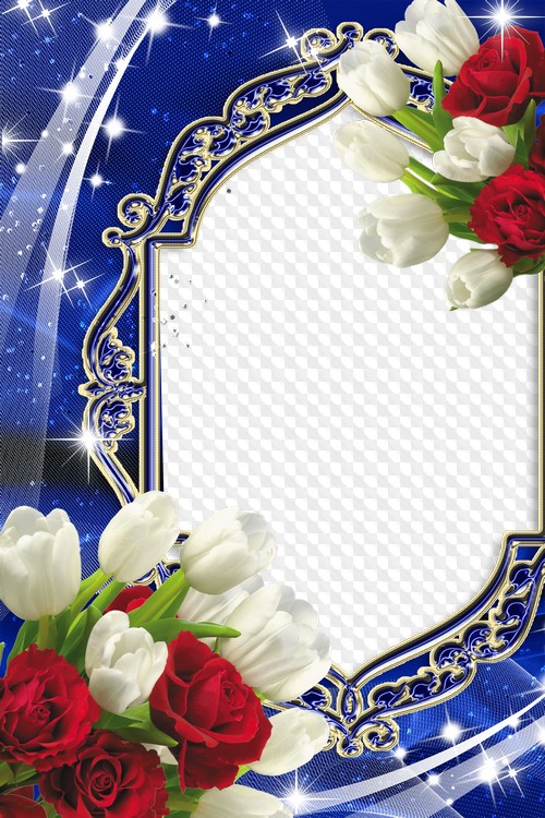 8 Марта, Цветочные рамки, 27 PNG