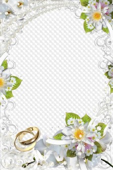 PSD Wedding frame - Ocean of love. Transparent PNG Frame, PSD Layered ...