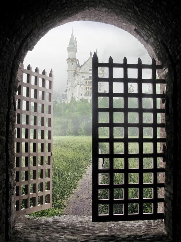 A selection of backgrounds with arches for Photoshop