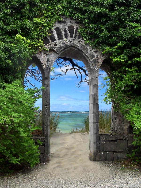 A selection of backgrounds with arches for Photoshop