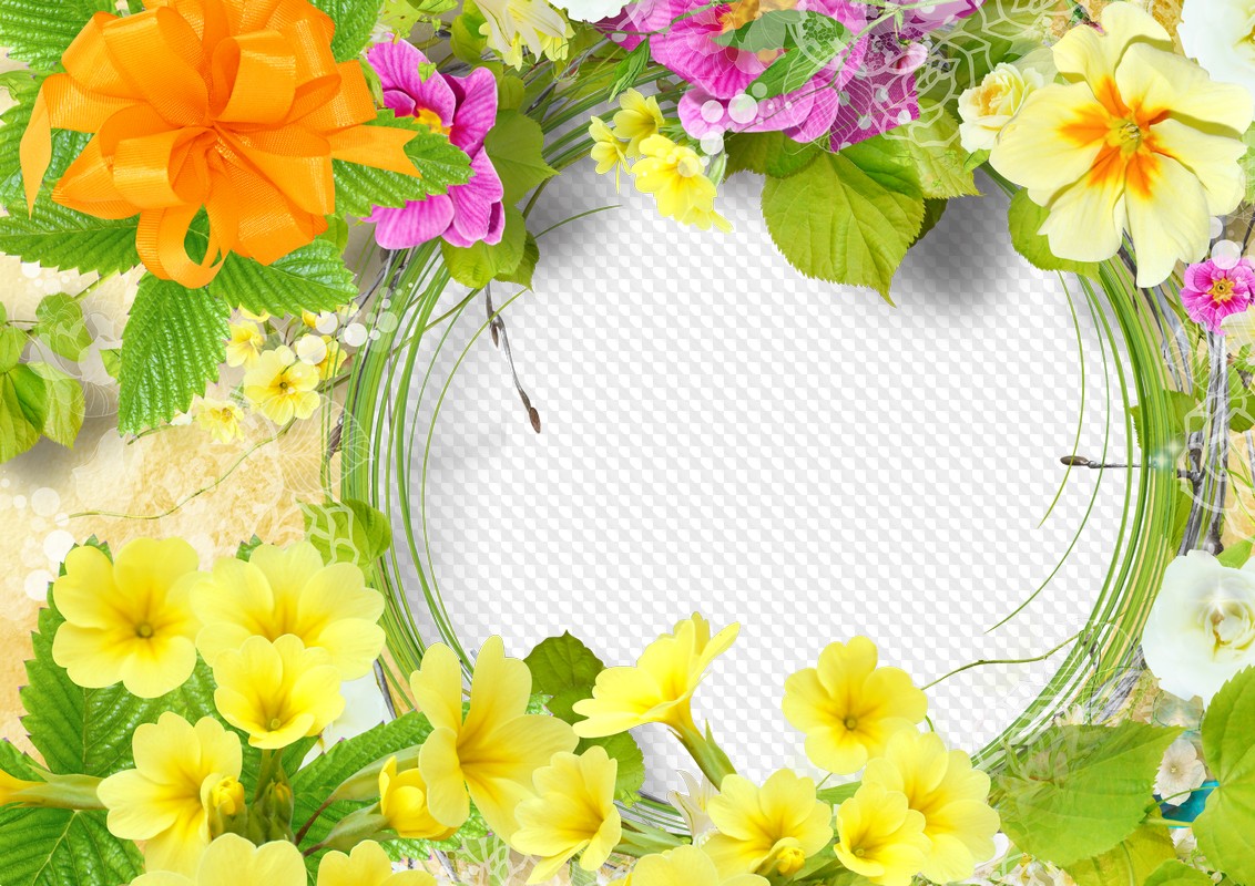 Marcos para Photoshop - Primavera y verano