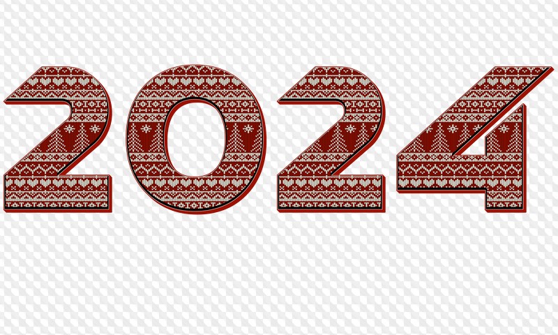 Updated: 130 PNG, 2024 on transparent background, 2024 PNG numbers