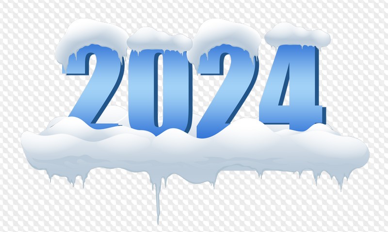 Updated: 130 PNG, 2024 on transparent background, 2024 PNG numbers