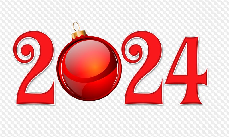 Updated: 130 PNG, 2024 on transparent background, 2024 PNG numbers