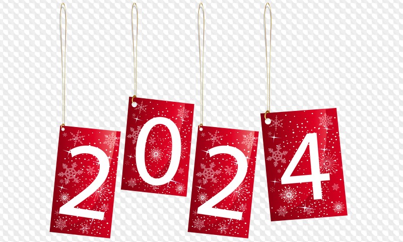 Updated: 130 PNG, 2024 on transparent background, 2024 PNG numbers