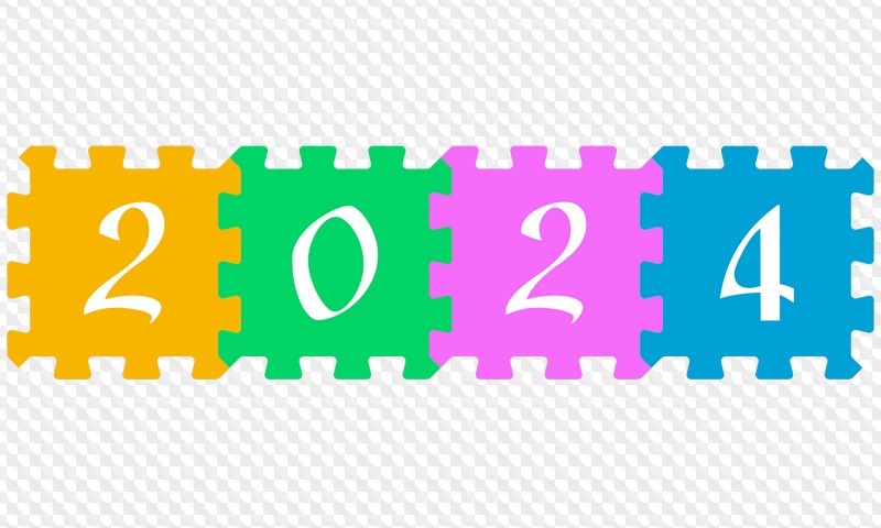 Updated: 130 PNG, 2024 on transparent background, 2024 PNG numbers