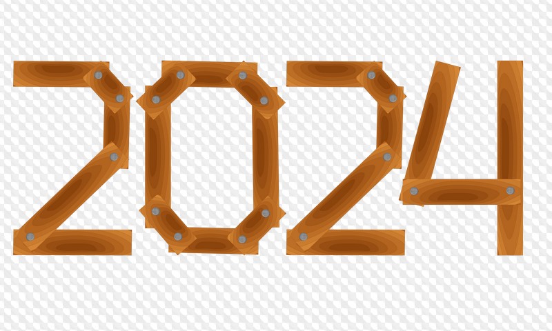 Updated: 130 PNG, 2024 on transparent background, 2024 PNG numbers