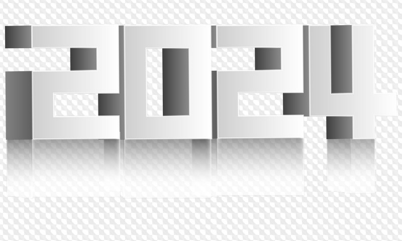 Updated: 130 PNG, 2024 on transparent background, 2024 PNG numbers