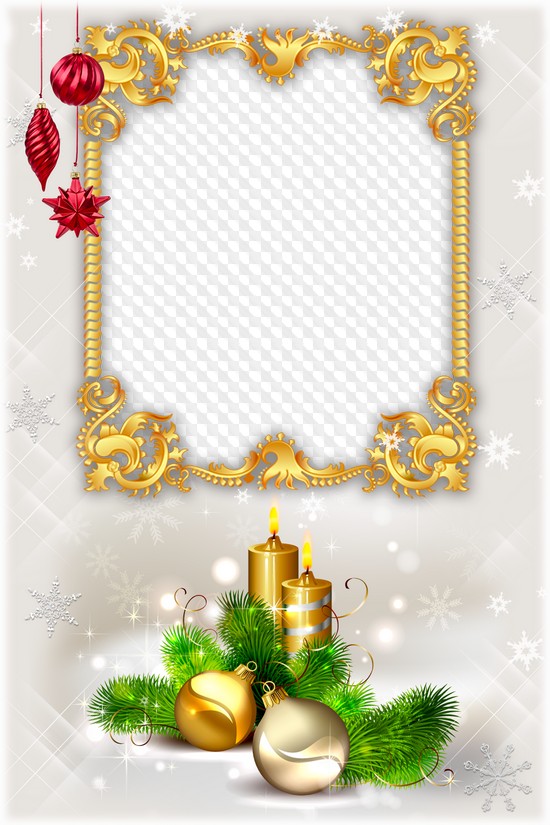 New Year photo frames 2024, PSD, PNG